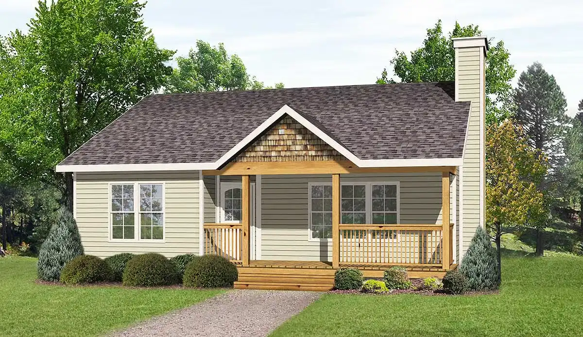 2-Bedroom Country Home (Floor Plans) - TheCostGuys