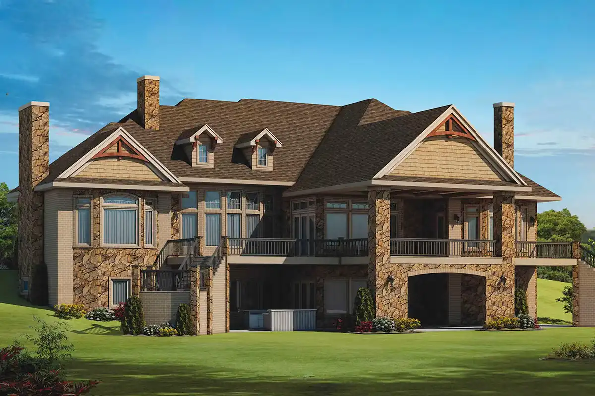 Spacious European Ranch with Main-level Owner's Suite and Walkout ...