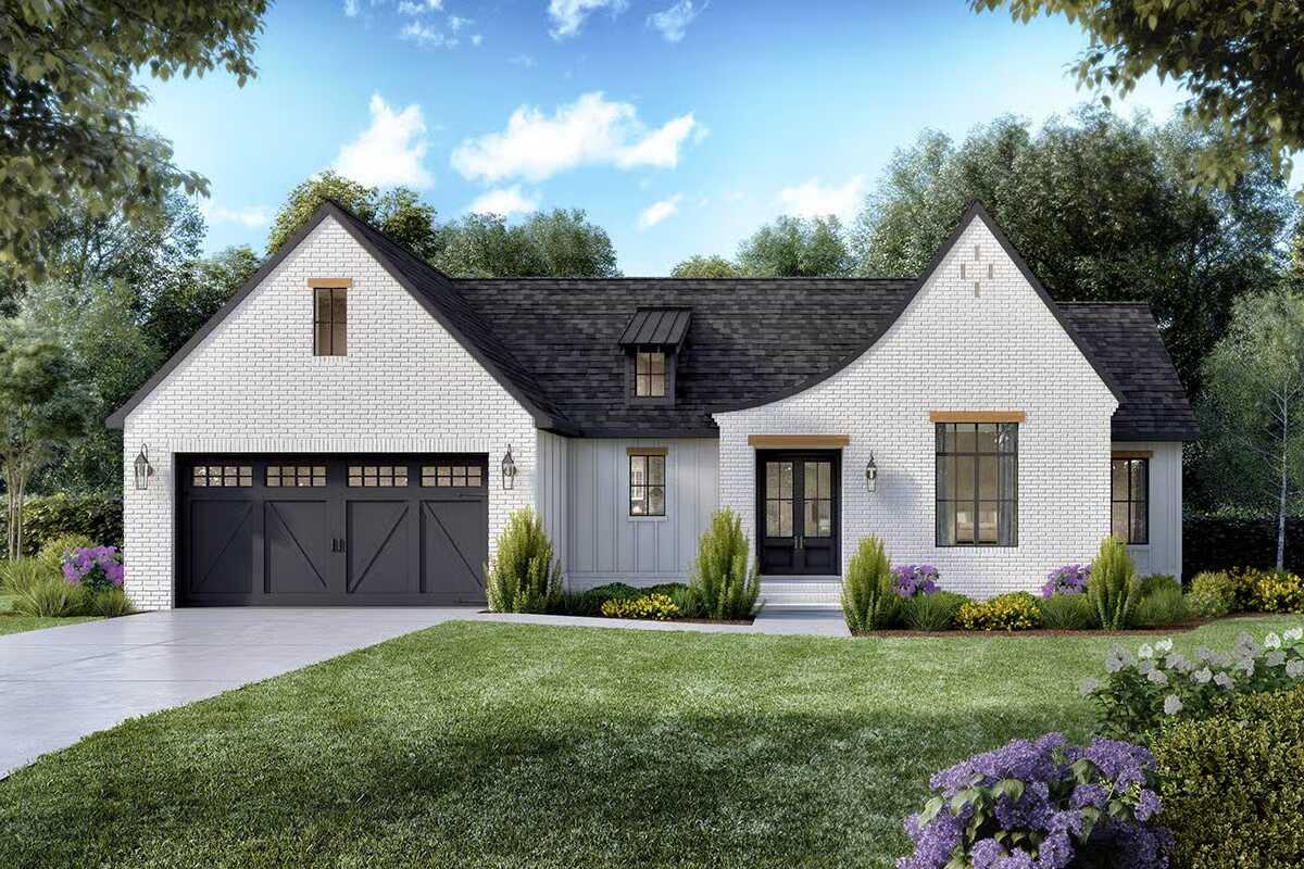 3-Bedroom Modern Acadian House Under 2000 Square Feet (Floor Plans ...