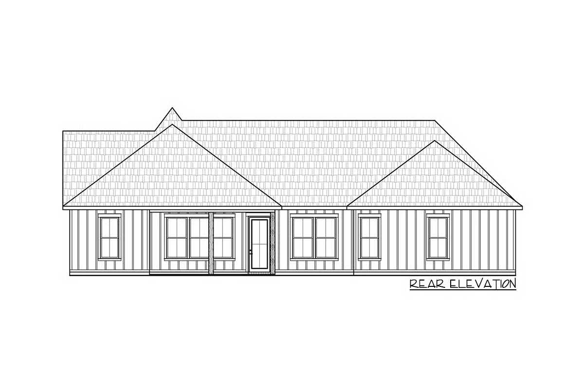 3-Bedroom Modern Acadian House Under 2000 Square Feet (Floor Plans ...
