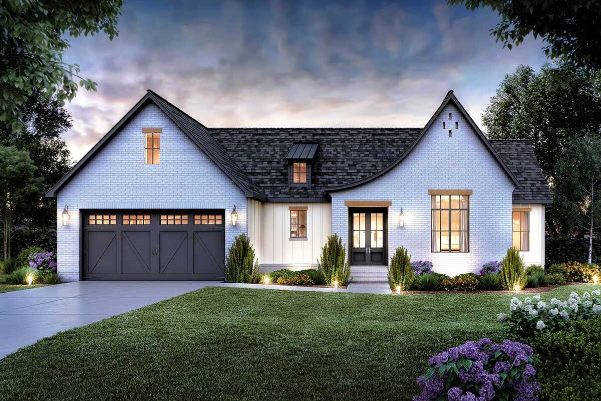 3-Bedroom Modern Acadian House Under 2000 Square Feet (Floor Plans ...