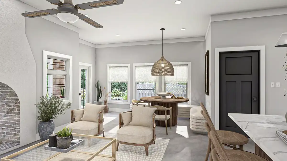 Cottage Style Pool House (Floor Plans) - TheCostGuys