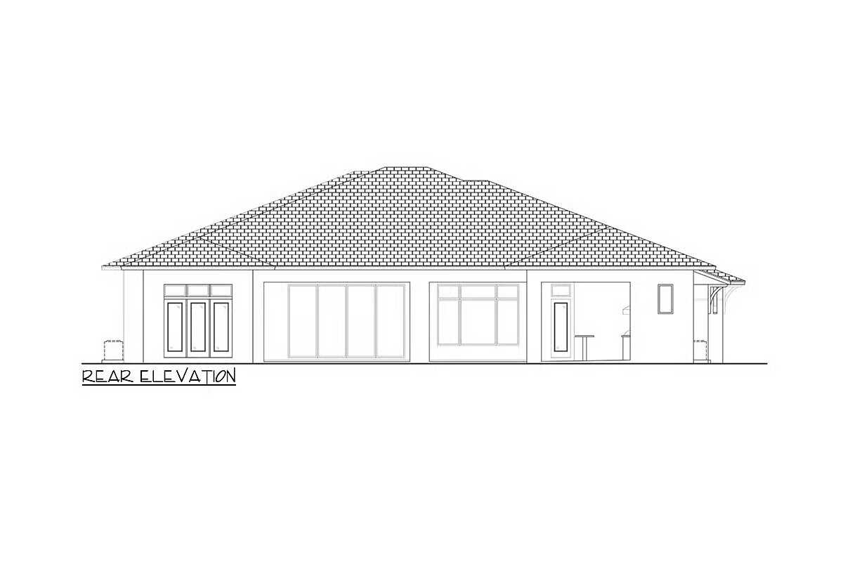 5-Bedroom Coastal Contemporary House with Oversized Garage - 4598 Sq Ft ...