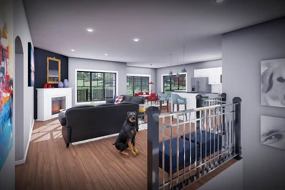 Craftsman Ranch House with Vaulted Great Room - 1569 Sq Ft (Floor Plans ...